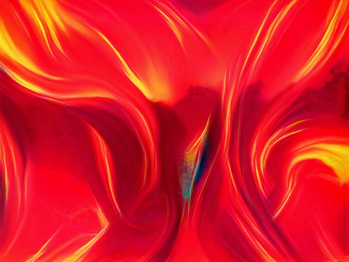Phoenix - Nate AI Art - Digital Art & AI, Abstract, Irregular Forms ...