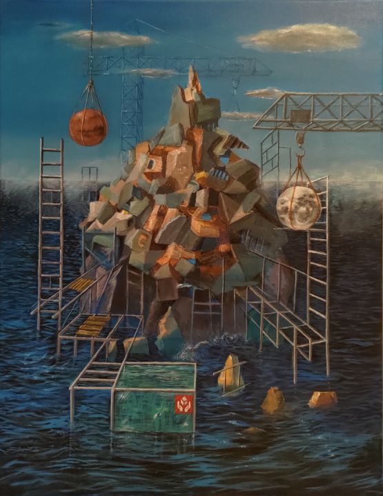 Od nowa - Malarstwo Maria Albin - Paintings & Prints, Fantasy ...