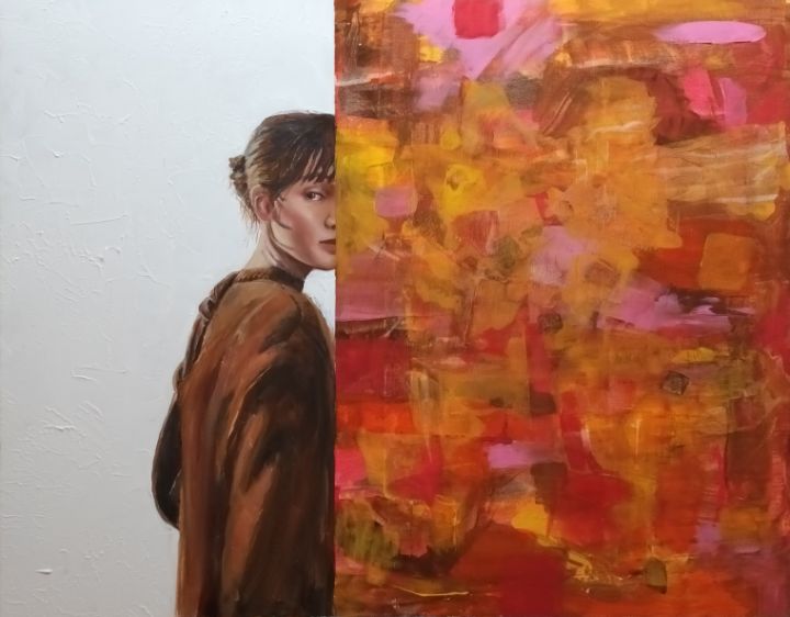 Przejście - Malarstwo Maria Albin - Paintings & Prints, People ...