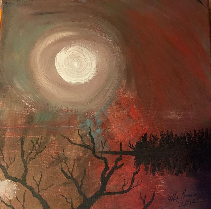 Radiant moon - Alexander Matthew Goodner - Paintings & Prints ...