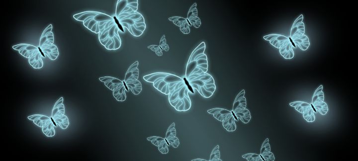 Blue Butterflies - Mark's Art - Digital Art & AI, Animals, Birds ...