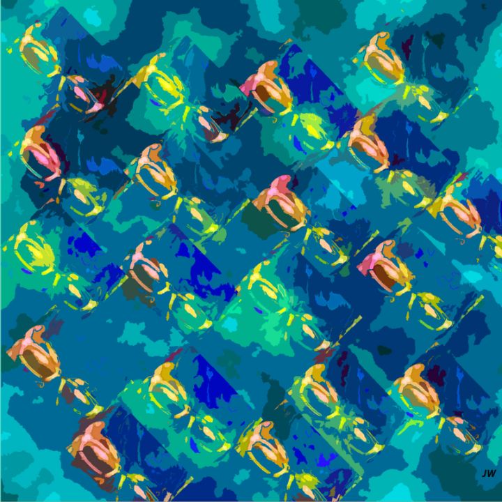 Abstract Vision - Art Studio 99 - Digital Art & AI, Abstract, Collage ...