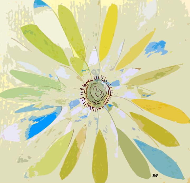 Exploded Flower - Art Studio 99 - Paintings & Prints, Abstract ...