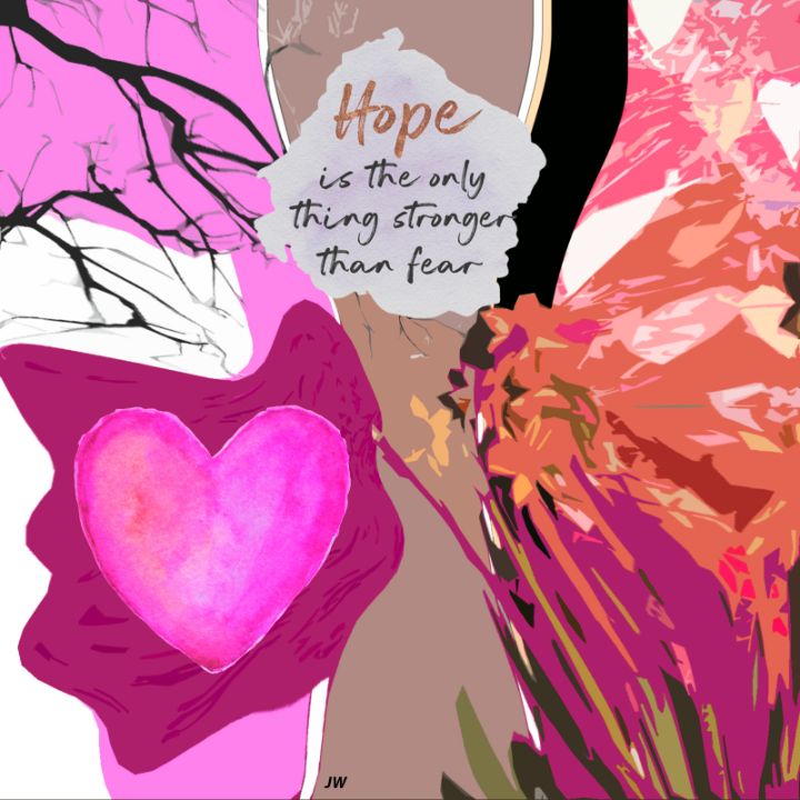 Hope - Art Studio 99 - Digital Art & AI, Abstract, Collage - ArtPal