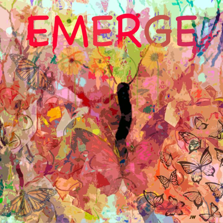 Emerge - Art Studio 99 - Digital Art, Abstract, Landscape - ArtPal