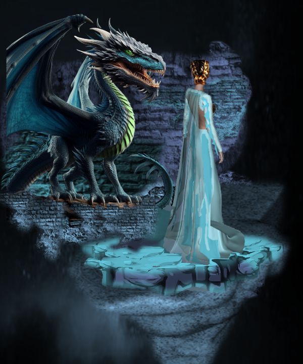 The Lady and The Toddler Styx - Trish Brown - Digital Art & AI, Fantasy ...