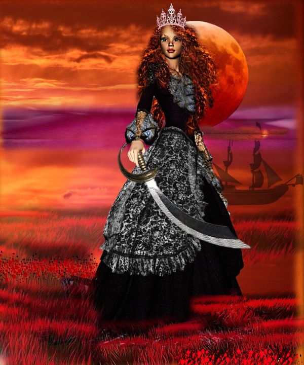 Pirate Princess - Trish Brown - Digital Art & AI, People & Figures ...