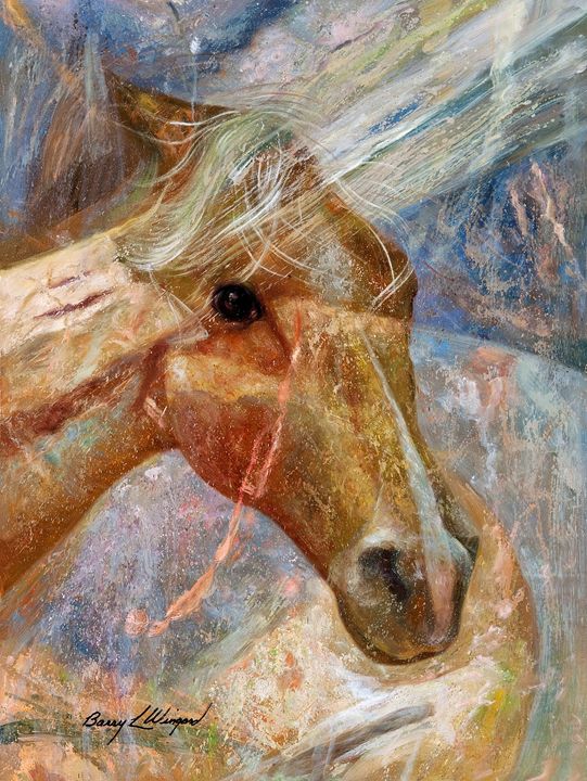 WIND WHISPERER - Barry L. Wingard Ph.D. - Paintings & Prints, Animals ...