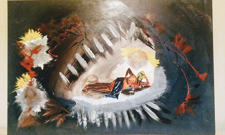 "The Unusual Man" - Create by Tiv - Paintings & Prints, Abstract ...