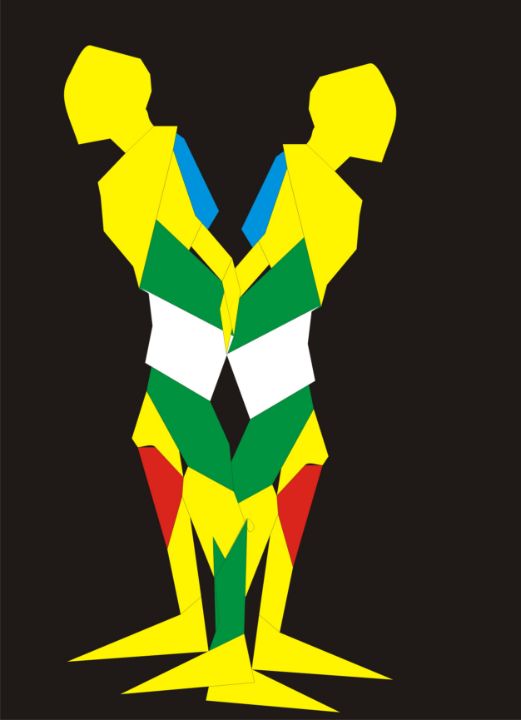 Bondage - Kenfit Digital Art - Digital Art & AI, Abstract, Figurative ...
