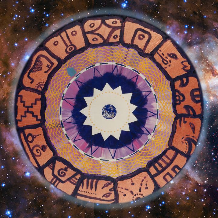 Mayan Timepiece - Corinne Chacon Design - Paintings & Prints, Religion ...