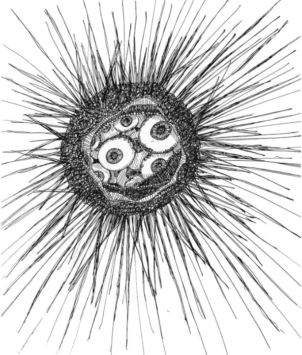 urchin - astrid ztar - Drawings & Illustration, Abstract, Other ...