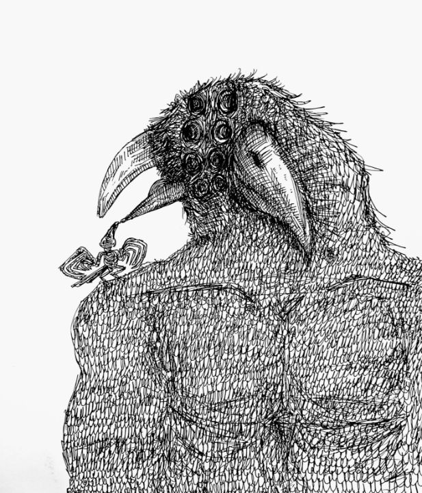 birds - astrid ztar - Drawings & Illustration, Abstract, Other Abstract ...