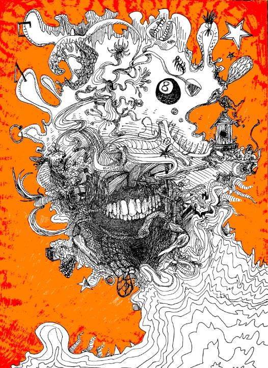 grin - astrid ztar - Drawings & Illustration, Abstract, Other Abstract ...