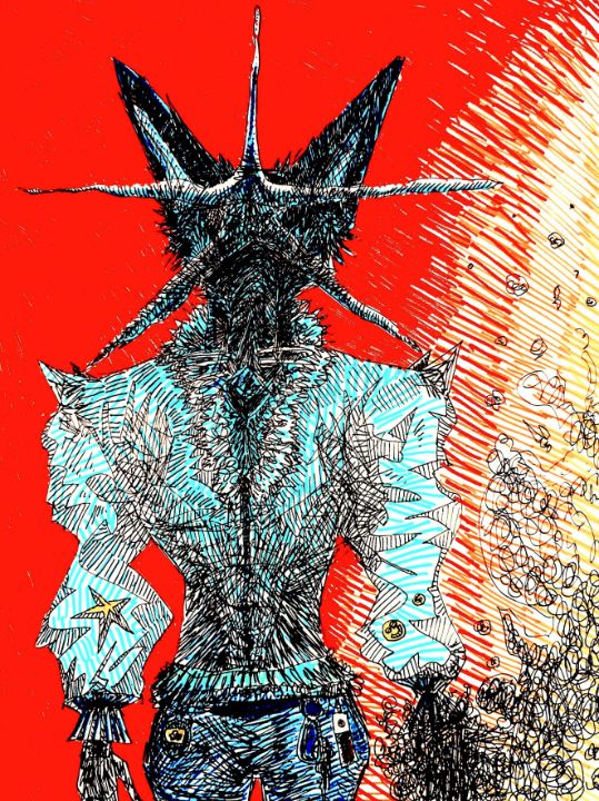 psycho star - astrid ztar - Drawings & Illustration, Abstract, Other ...