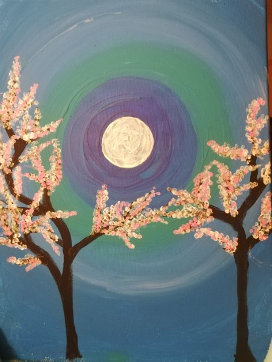 Spring - Magda - Paintings & Prints, Flowers, Plants, & Trees, Trees ...