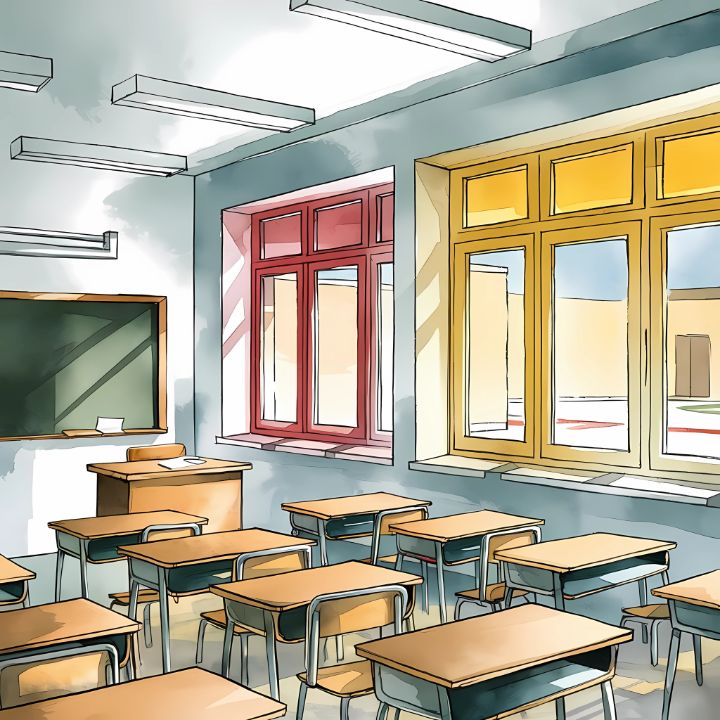 Constructivist Classroom in Watercol - Promising Art - Digital Art & AI ...