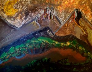 The halls of the partial.......Abstract - Paintings & Prints