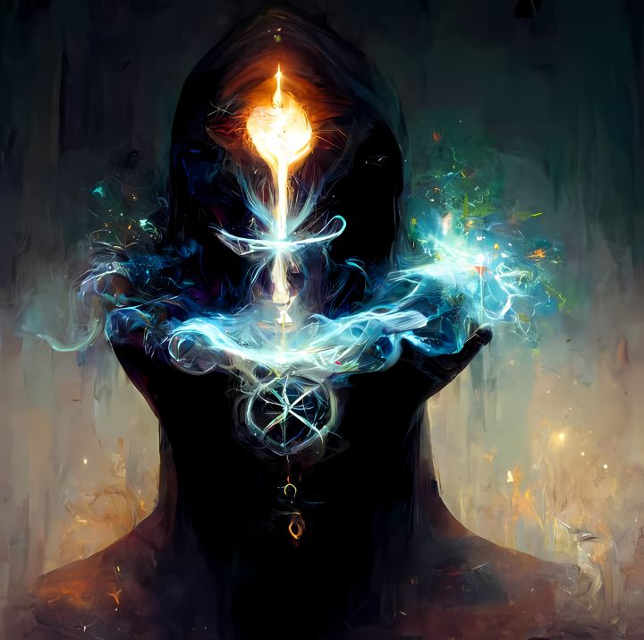 The Ethernal Wizard - Pink Trees and Things - Digital Art, Fantasy ...