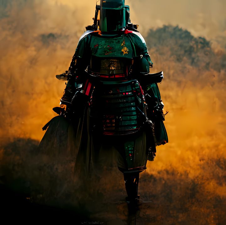 The Desert Samurai - Odysseus Arts and Crafts - Digital Art, People ...