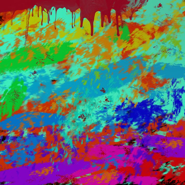 Fury - BC Designs - Digital Art & AI, Abstract, Color - ArtPal