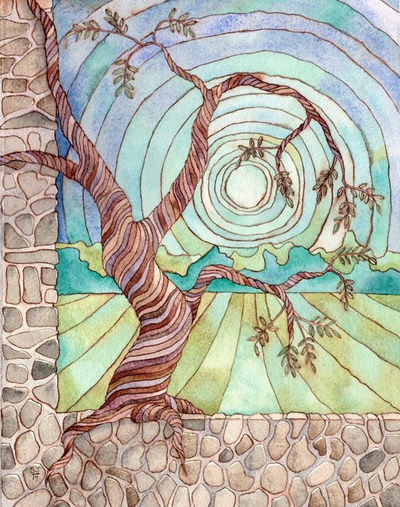 Surreal Landscape 1 - Suzy Joyner - Paintings & Prints, Landscapes ...