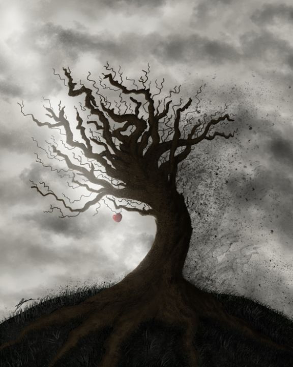Dead Tree - Murat's Designs - Digital Art & AI, Landscapes & Nature ...