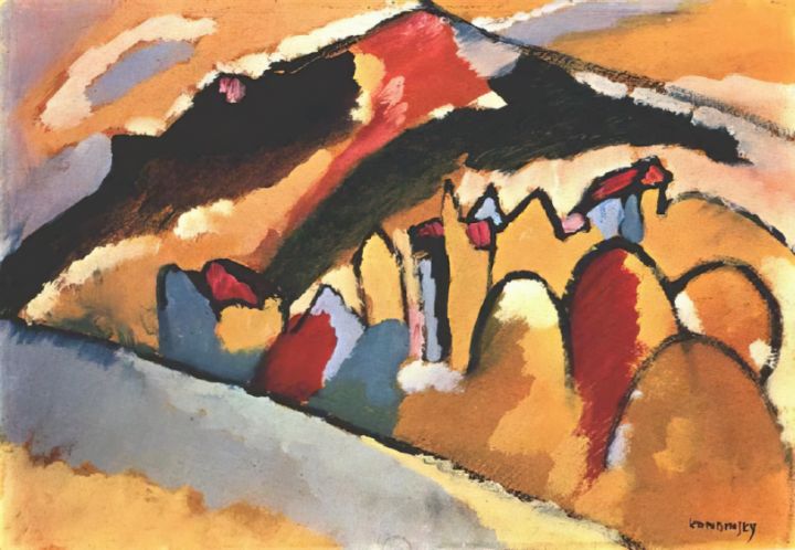 STUDY FOR AUTUMN 1909 - Wassily Kandinsky - Paintings & Prints ...