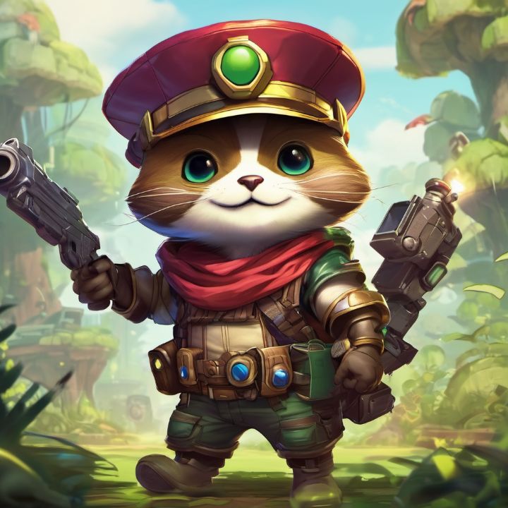 Captain Teemo - JXartisaN - Digital Art & AI, Sports & Hobbies, Other Sports & Hobbies - ArtPal