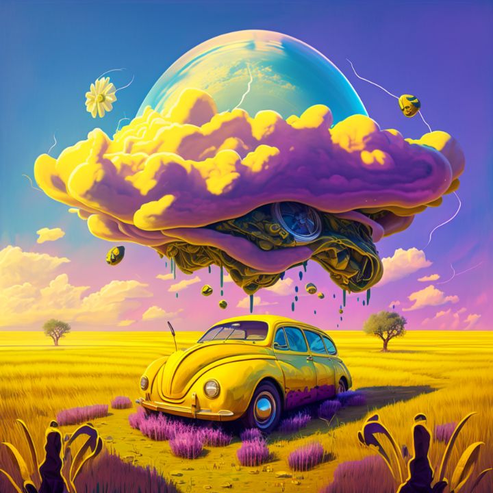 Ray - Drawings & Illustration, Paintings & Prints