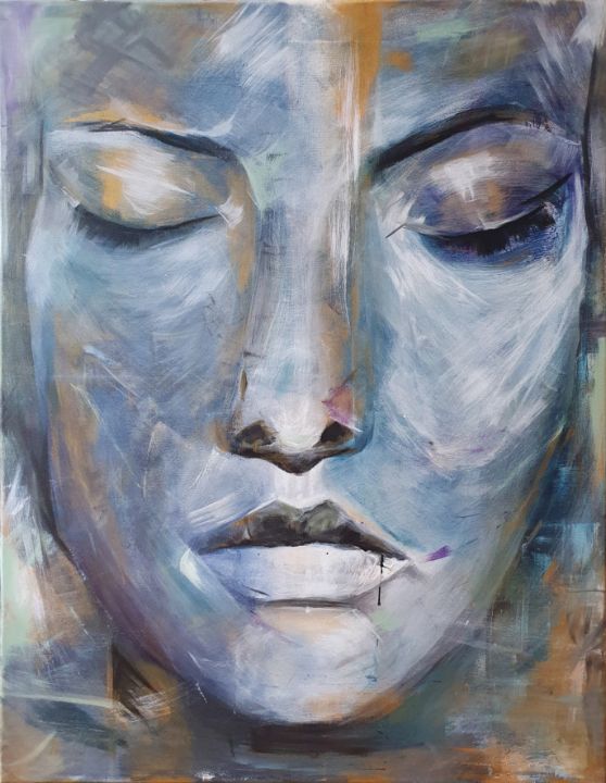 Lonely Shade of Blue, 2021 - Debora Hus Art - Paintings & Prints ...