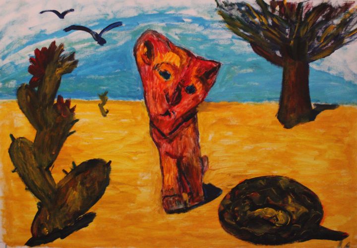 King - Mikhey Chikov - Paintings & Prints, Animals, Birds, & Fish, Wild ...