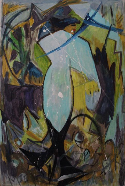 Woman in white - Mikhey Chikov - Paintings & Prints, People & Figures ...