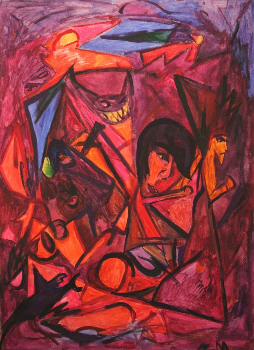 Follow me - Mikhey Chikov - Paintings & Prints, Fantasy & Mythology ...