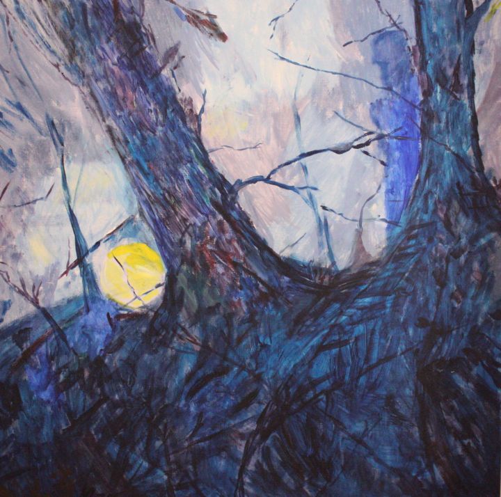 Moonlight - Mikhey Chikov - Paintings & Prints, Landscapes & Nature ...