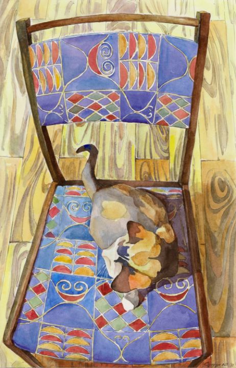 Barbara-the-cat - Julia Suprun - Drawings & Illustration, Animals ...