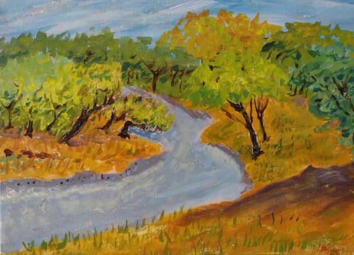 Rivers Bend - Brian's Place - Paintings & Prints, Landscapes & Nature ...