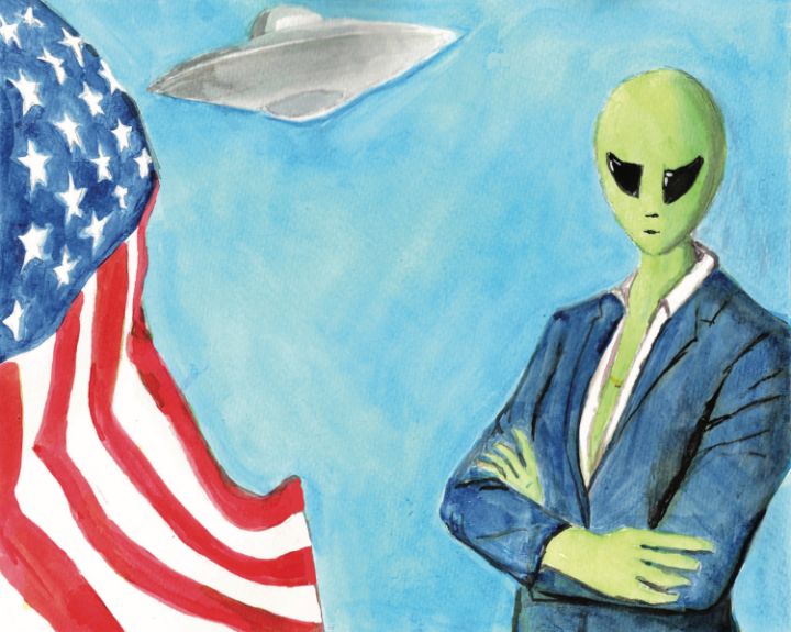 Madam President, Extraterrestrial - Theodore Carter - Paintings ... Madam President, Extraterrestrial - Theodore Carter - Paintings ...