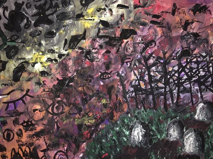 Art of Dying - iicckyo - Paintings & Prints, Abstract, Figurative - ArtPal