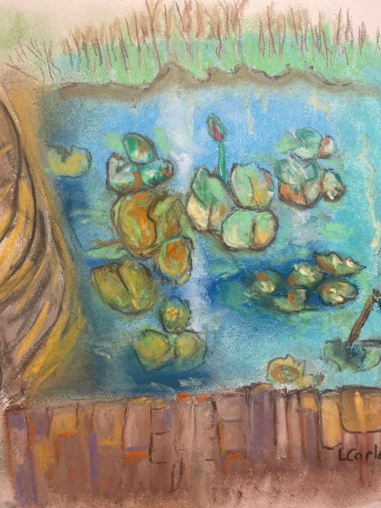 Edge of water garden - Maple street arts - Drawings & Illustration ...