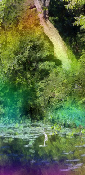 Divine Springs - Albert-Lenora Stewart - Digital Art & AI, Landscapes ...