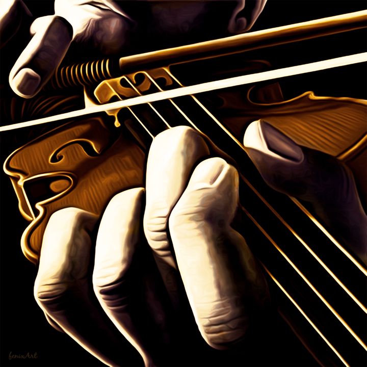 The Fiddler - Phoenix Art Works - Digital Art & AI, Entertainment ...