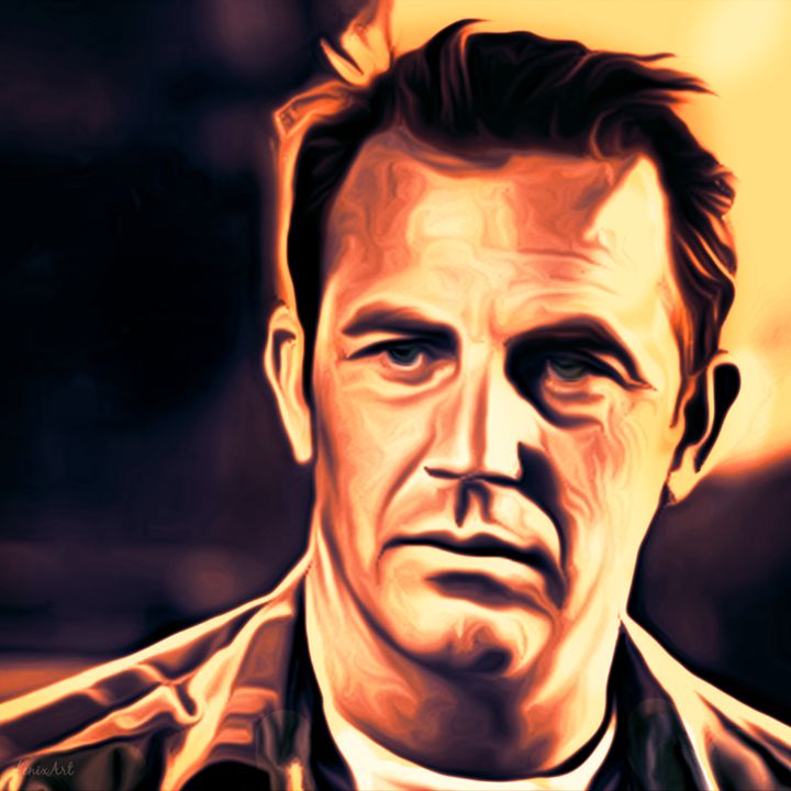 Kevin Costner - Phoenix Art Works - Digital Art & AI, People & Figures ...