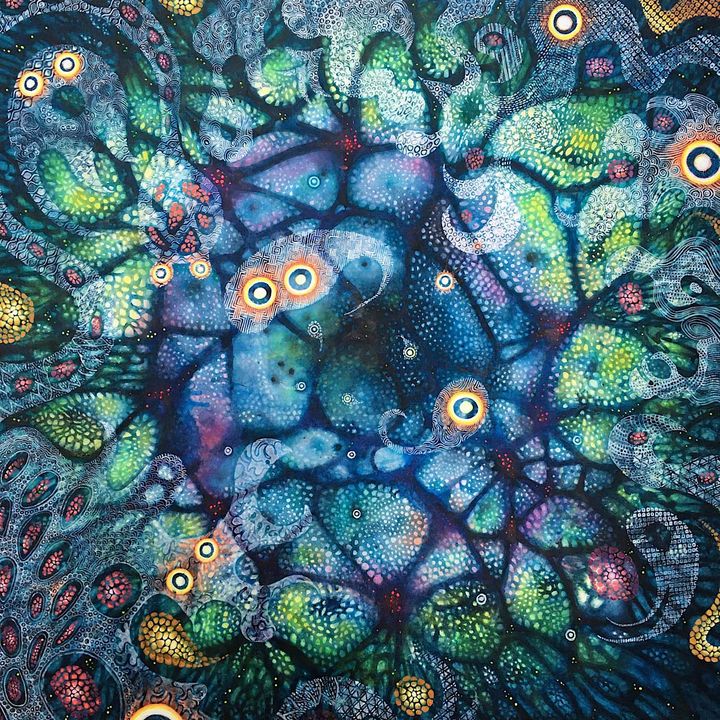 Hope amidst chaos by Tomoko Takeda - Exhibizone - Paintings & Prints ...