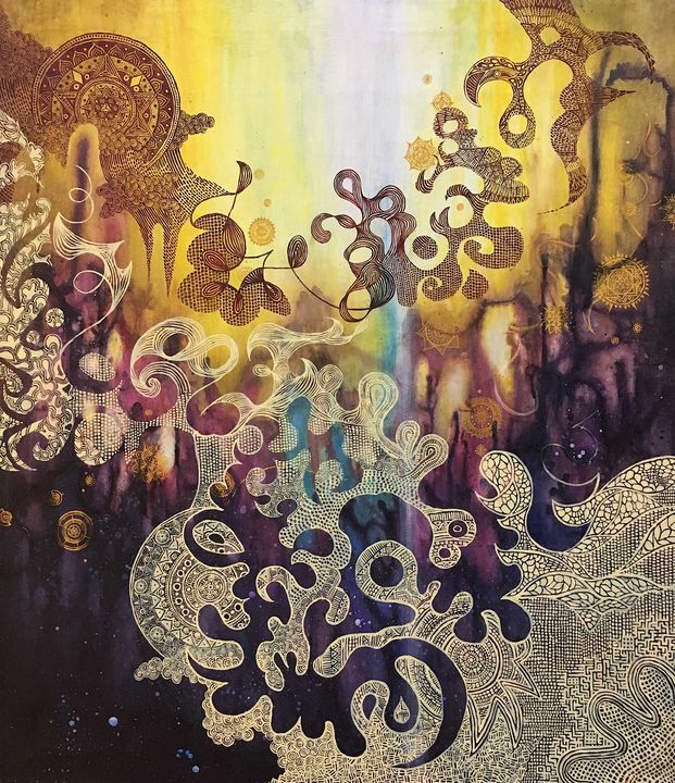 Explorer by Tomoko Takeda - Exhibizone - Paintings & Prints, Abstract ...