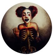 Horns and roses - Mary Punk-imp - Paintings & Prints, People & Figures ...