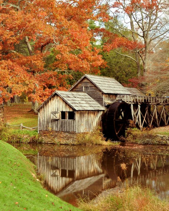 The Autumn Colors at Mabry Mill - Photographs by Kathy.. Diversified ...