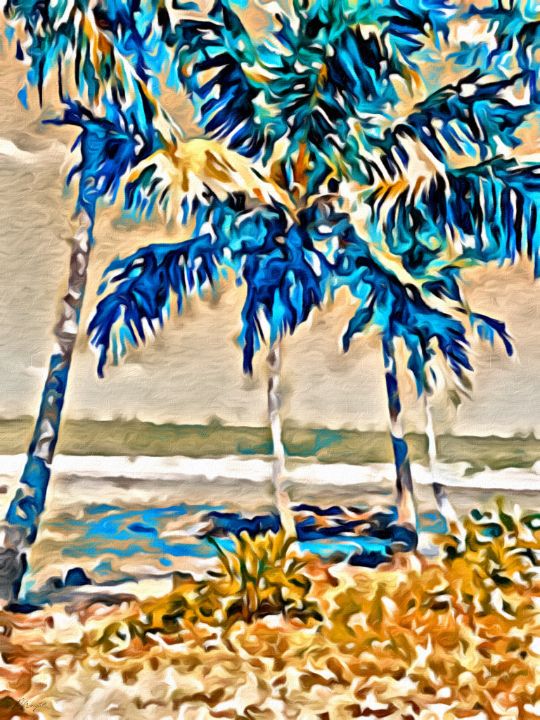 Tropical Cool - Peter Wright Art - Digital Art & AI, Landscapes ...