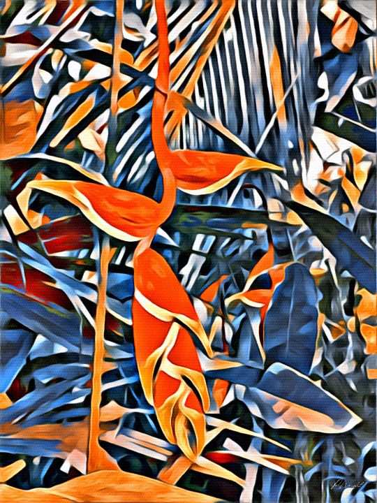 Ginger beauty - Peter Wright Art - Digital Art & AI, Flowers, Plants ...