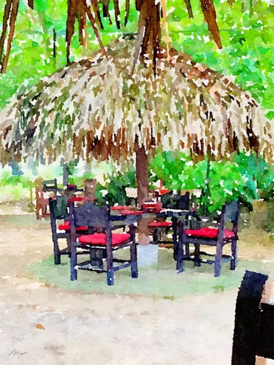 Costa Rica restaurant - Art code 25 - Peter Wright Art - Paintings ...